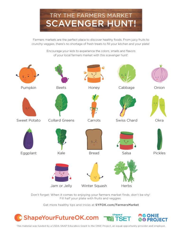 Farmers Market Scavenger Hunts